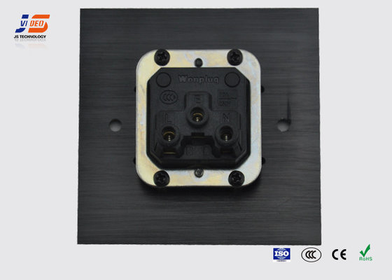 Electrical Socket Outlet Wall Plate, Hotel Wall Media Hub Power Plug Socket
