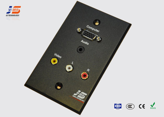 Multi Media Wall Plate , Audio Video System with RoHS Certificates