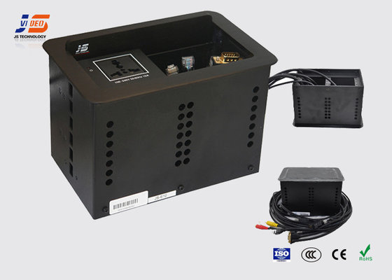 Slide Lid Table Top Boxes Conference Room Table AV Box 199x121mm