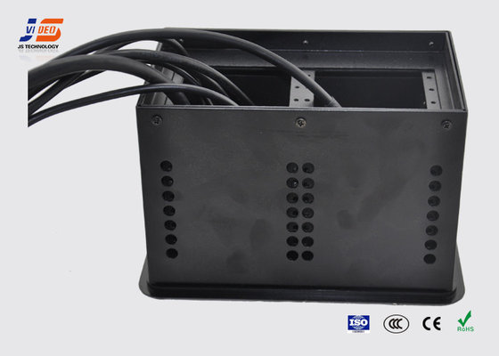 Multimedia Office Conference Table Connectivity Box With Sliding Lid