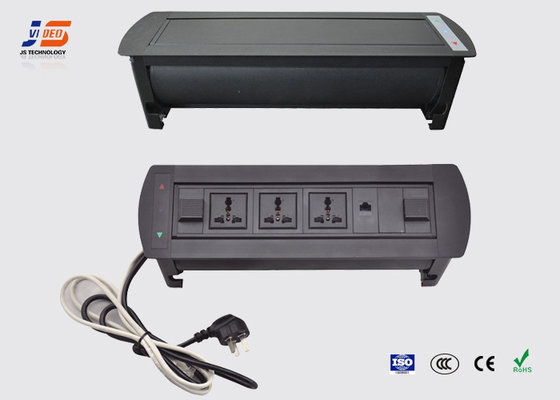 Office / Conference Desktop Electrical Outlet Automatic Motorized