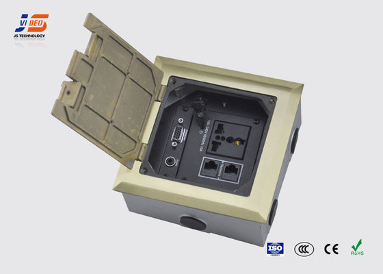 Multimedia Electrical Outlets Floor Box For Multi - Function Room