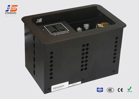 Audio Video Socket  Desk Cable Outlet , Tabletop Outlet For  Conference Room
