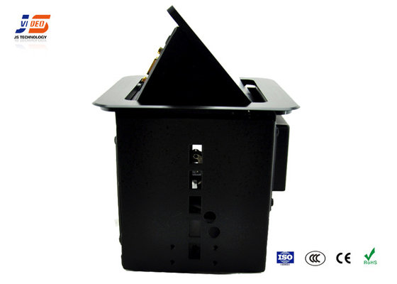 3.5mm Jack Conference Table Connection Box Tabletop Socket Flush Mount