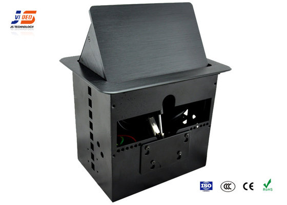 Sand Blast / Brushed Tabletop Connection Box Pop Up Table Top Power Outlets