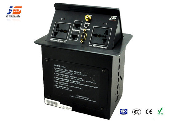 JS - 5 Series Conference Table Power Outlets Tilt Up Tabletop Socket