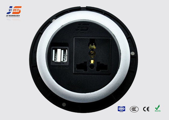 Smart Desk Grommet Power Outlet With USB 5v Charger Universal Power Supply