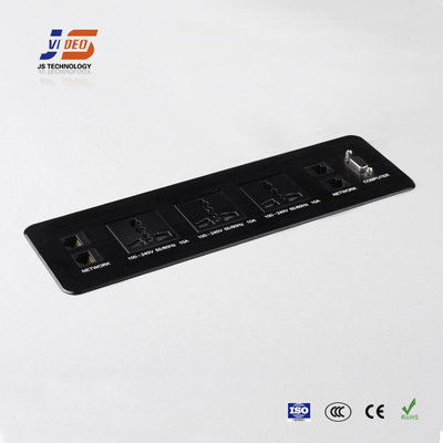 Custom Conference Table Connection Box , Desk Power And Data Outlet