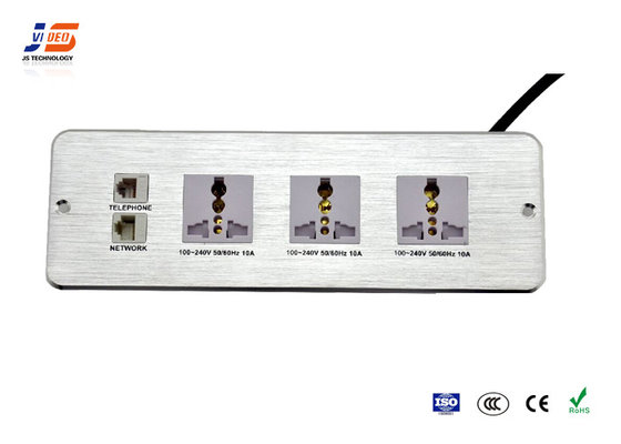 Customized Multi Plug Socket Table And Wall Mounted Multimedia Socket