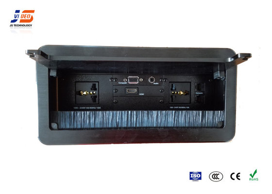 Audio Video System Electric Power Outlet Plug and Cable Socket Box