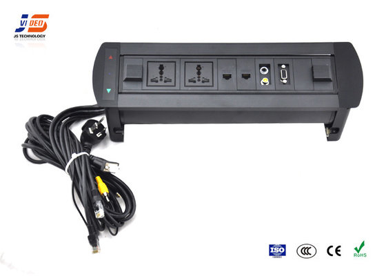Stylish Motorized Tabletop Sockets Outlet AV Desktop Socket With USB VGA
