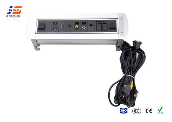 Stylish Motorized Tabletop Sockets Outlet AV Desktop Socket With USB VGA