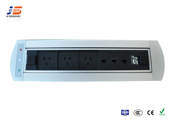 Compact Tabletop Connection Box USB Plug Socket For Conference Hotel Room