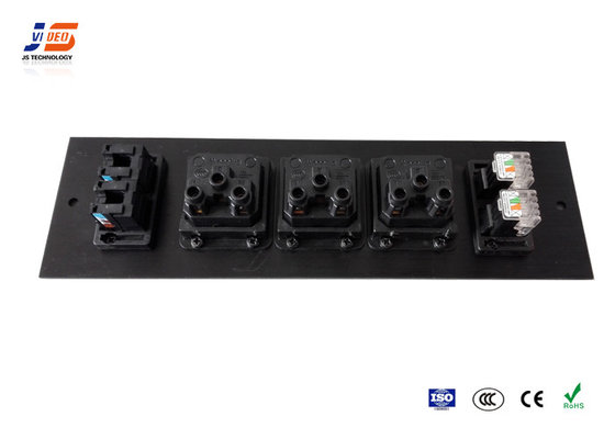 Aluminum Alloy Conference Table Connection Box AC Power Socket 220V