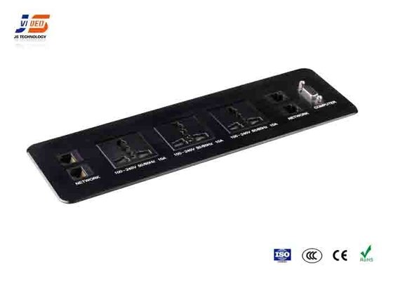 Conference Table Flush Mounted Outlet  / Media Box with Power Socket RJ45