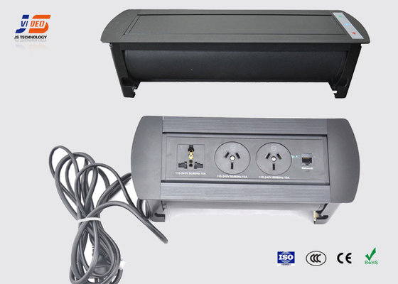 Motorized Table Top Power Socket Standard Grounding Flush Mounted