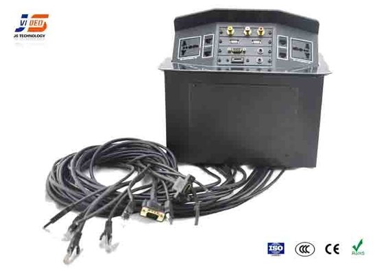 Aluminum Conference Desktop Multifunction Electrical Power Socket Box
