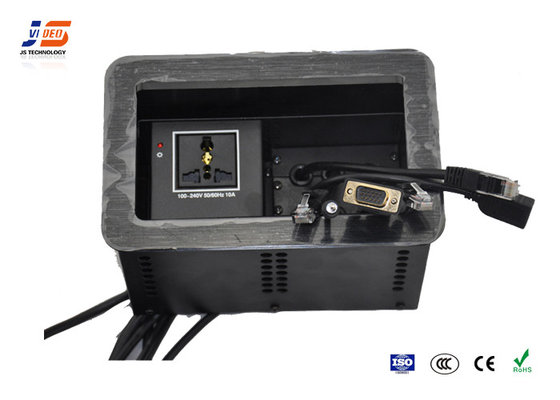 AC Power Conference Table Connection Box , 1.7M Desk Cable Outlet