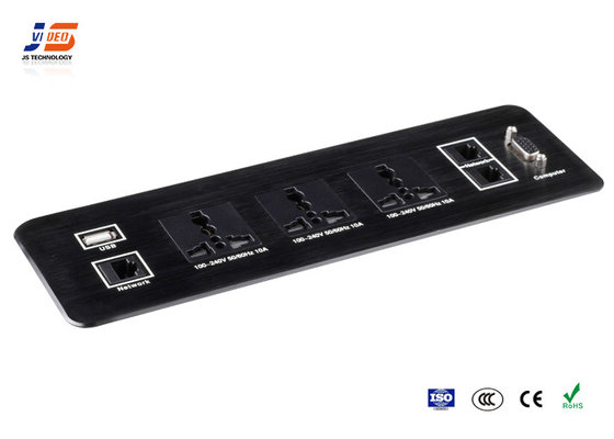 Multimedia Conference Table Connection Box , USB Network / Telephone Connect
