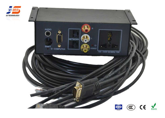 Under Table AV Conference Table Connection Box With RJ45 VGA Audio