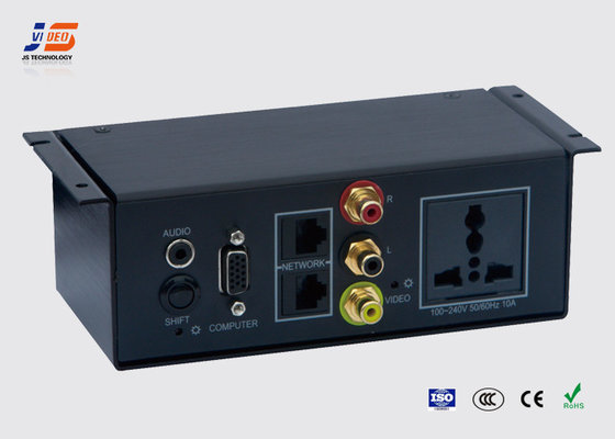 Under Table AV Conference Table Connection Box With RJ45 VGA Audio