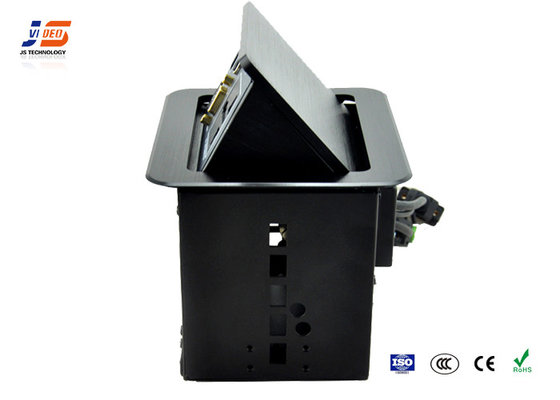 Flush Mount Conference Table Connection Box , IEC Power Plug CE Certificate