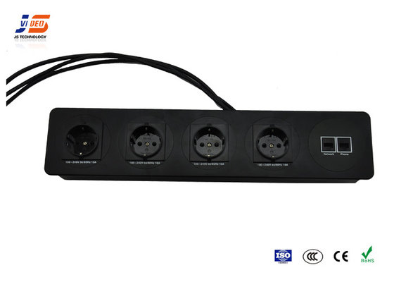 Hotel Socket Conference Table Connection Box , US Power 50 / 60 HZ