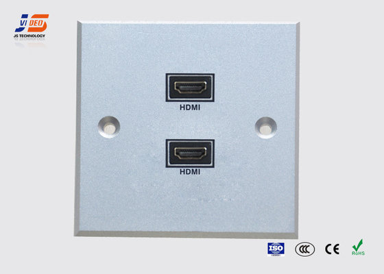 Multimedia Hdmi VGA Wall Plate  Outlet For Hotel / Conference Room