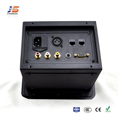 Pop Up Aluminum Conference Table  Connection Box Table Top Socket RJ45 Outlet