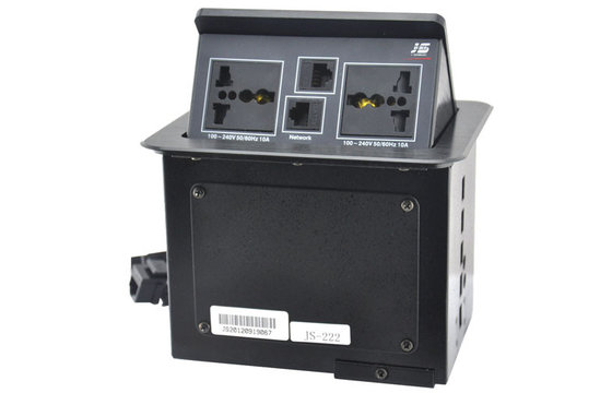 Tabletop Interconnect Box , Conference Table Cable Management