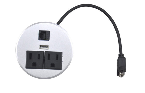 AC Network USB Power Data Grommet