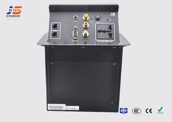 Flush Mount Conference Multimedia Tabletop , Universal Power Outlet