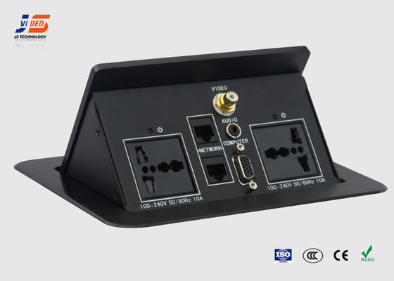 3 Pin Plug Conference Office Desk Outlet audio F-Terminal block