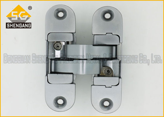 Zinc Alloy 3D Adjustable Invisible Door Hinges Hardware 180 Degree