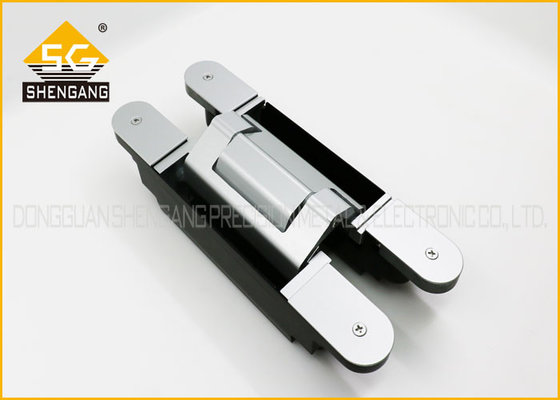 GB Zinc Alloy Concealed Door Invisible German Hinges / Zamak Hinge Hardware 180 Degree
