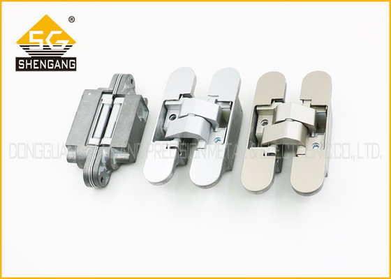 180 Degree Italian Hinges , 3D Adjsuatble Zinc Alloy Invisible Door Hinge