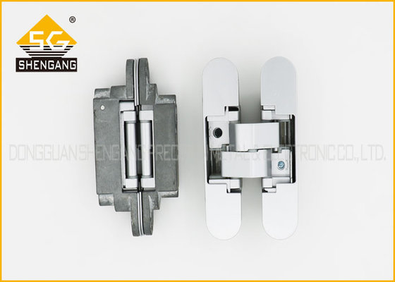 Zinc Alloy 3D 180 Degree Adjustable Concealed Italian Hinges For Door