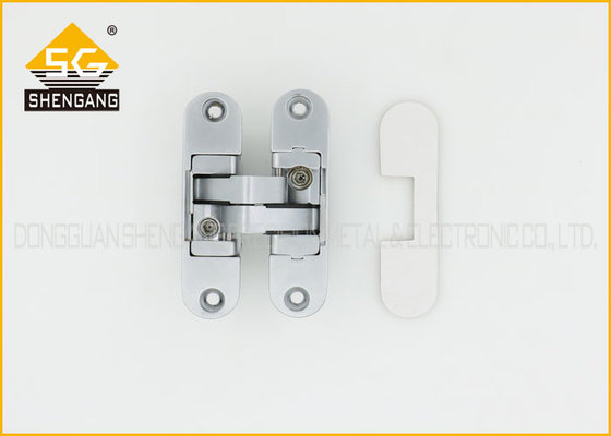 3 Way Adjustable Concealed Invisible Door Hinges , Hidden Closet Door Hinges