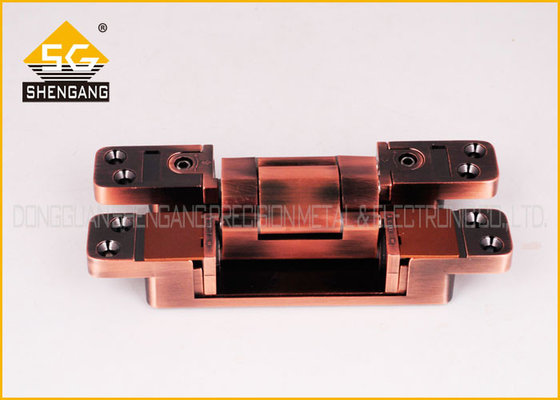 180 Degree Invisible Three Way Hinge 3D Security Flush Door Hinge Of Zinc Alloy