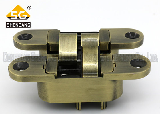 180 Degree Adjusted Invisible Door Hinges Support Copper / Brass Finishing
