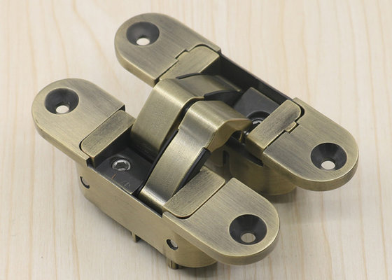 Zinc Alloy 3D Adjustable Invisible Door Hinges For Interior Door Thickness 30mm/40mm