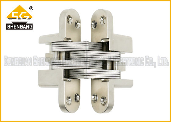 Hidden 180 Degree Cross Concealed Inside Door Hinges Of Zinc Alloy