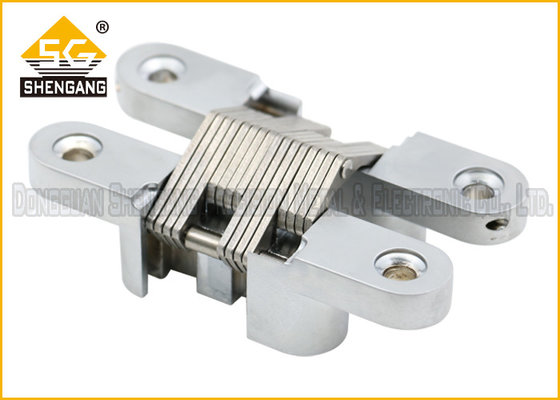 Zinc Alloy Cupboard Door Hardware Invisible American Hinge For Wooden Box