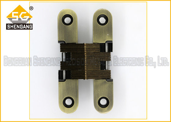 Furniture Hardware Zinc Alloy Soss Invisible Hinges , Wardrobe Door Hinges