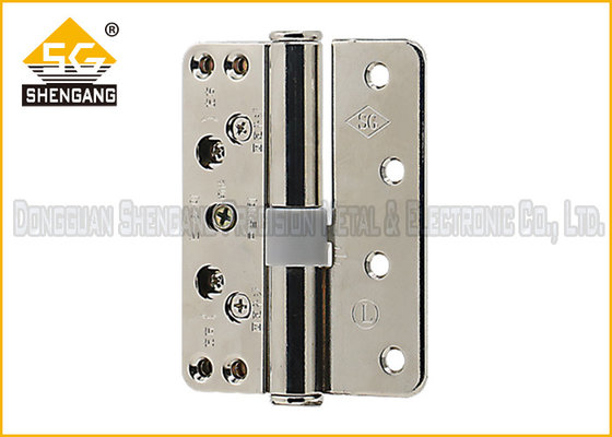 Steel Iron 3d Movable Buffering Adjustable Door Hinges , 102*98*2.5mm