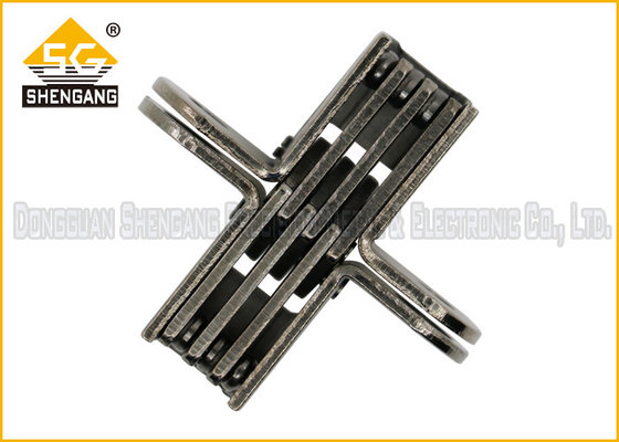 Italian type Ice Box Freezer Stainless Steel Concealed Hinges 180 Degree