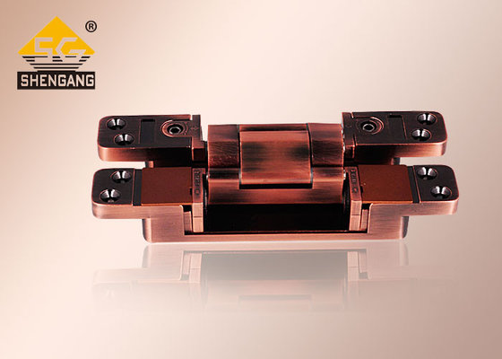 180 Degree Invisible Three Way Hinge 3D Security Flush Door Hinge Of Zinc Alloy