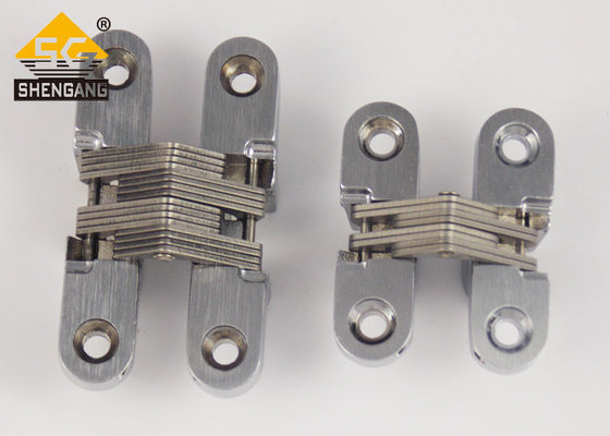 Professional American Hinge / Invisible Zamak Concealed Hinges For Thick Doors 30mm