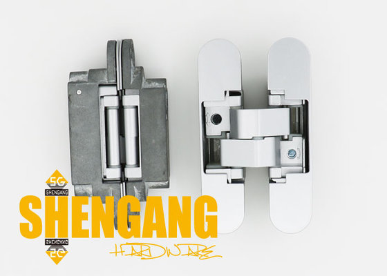 Zinc Alloy 3D 180 Degree Adjustable Concealed Italian Hinges For Door