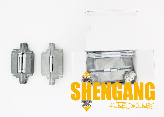 Removable 3D Concealed Italian Hinges , Hidden Closet Door Hinges